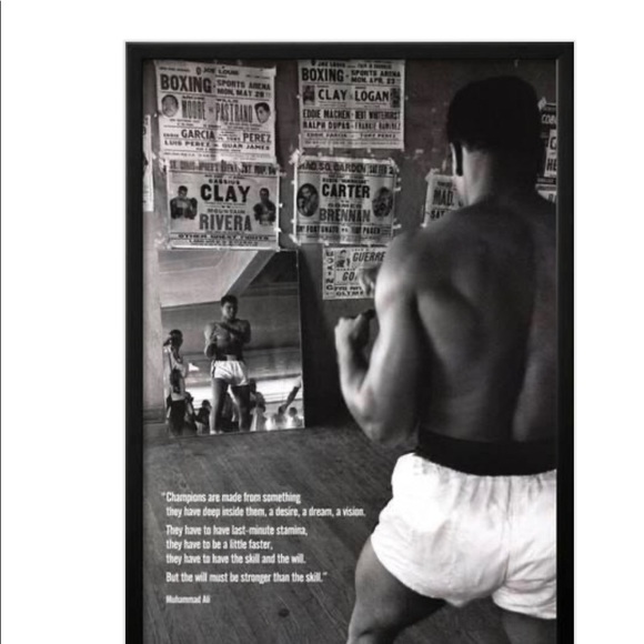 all posters | Art | Muhammad Ali Gym Champions Quote Poster | Poshmark